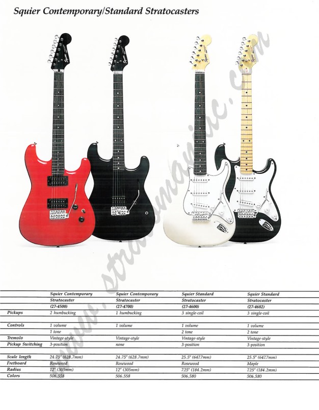 Squier Strats Japan